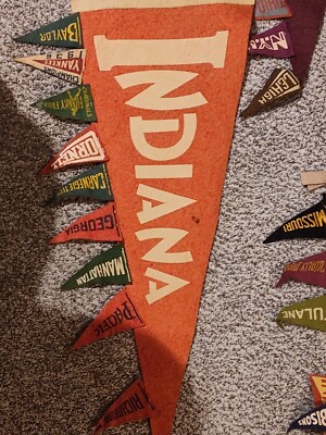 Very Old Vintage Indiana Pennant | eBay