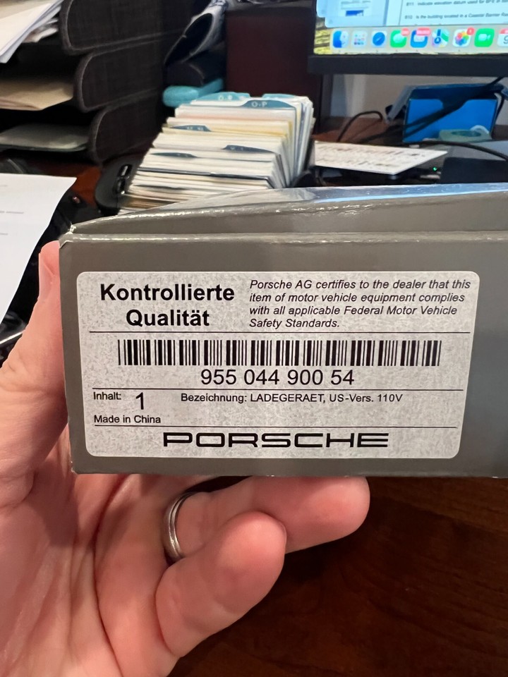 Porsche Charge-o-mat Pro Battery Charger Maintainer Trickle Charger | eBay