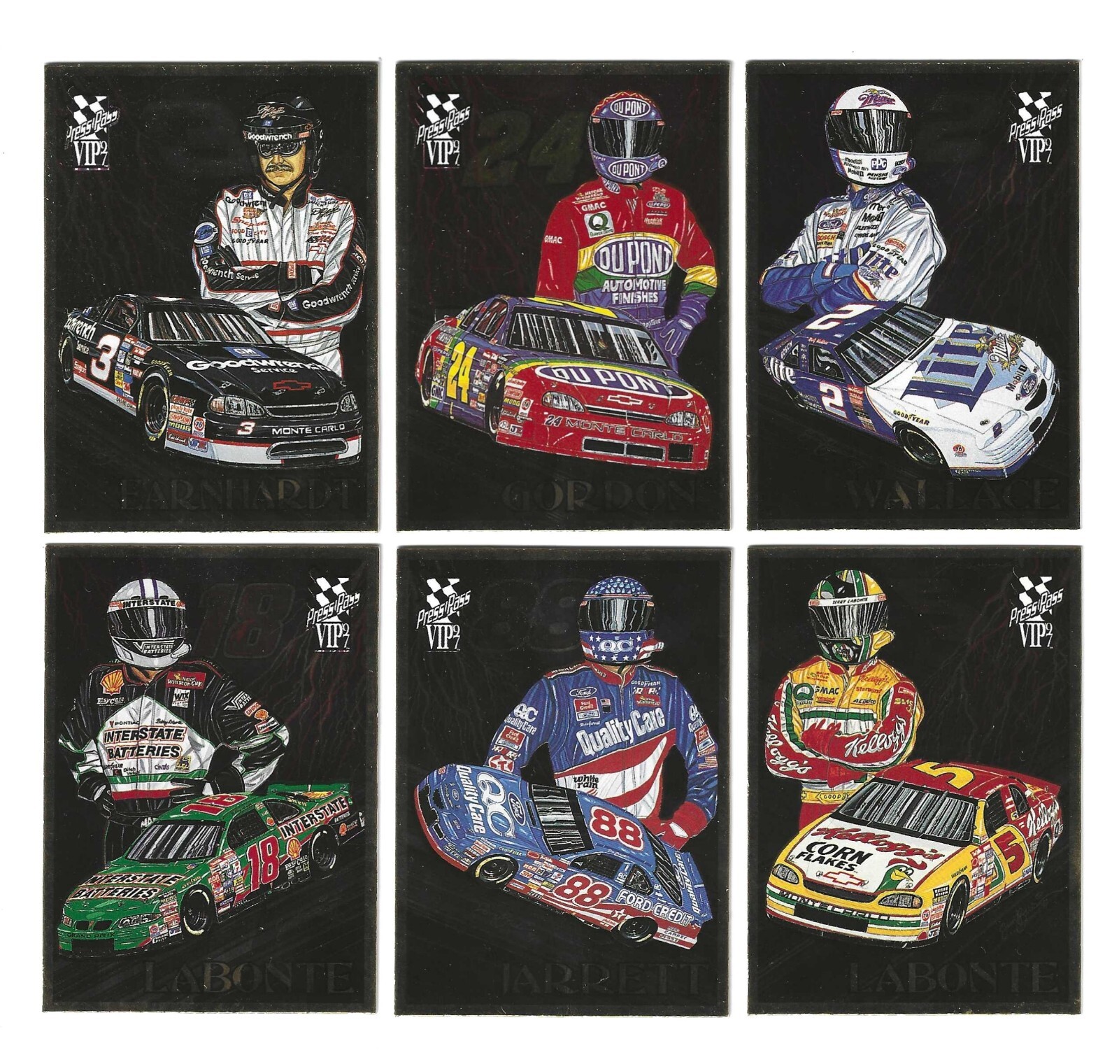 1997 VIP KNIGHTS OF THUNDER GOLD #KT1 Dale Earnhardt Sr. BV$60+! ONE ...