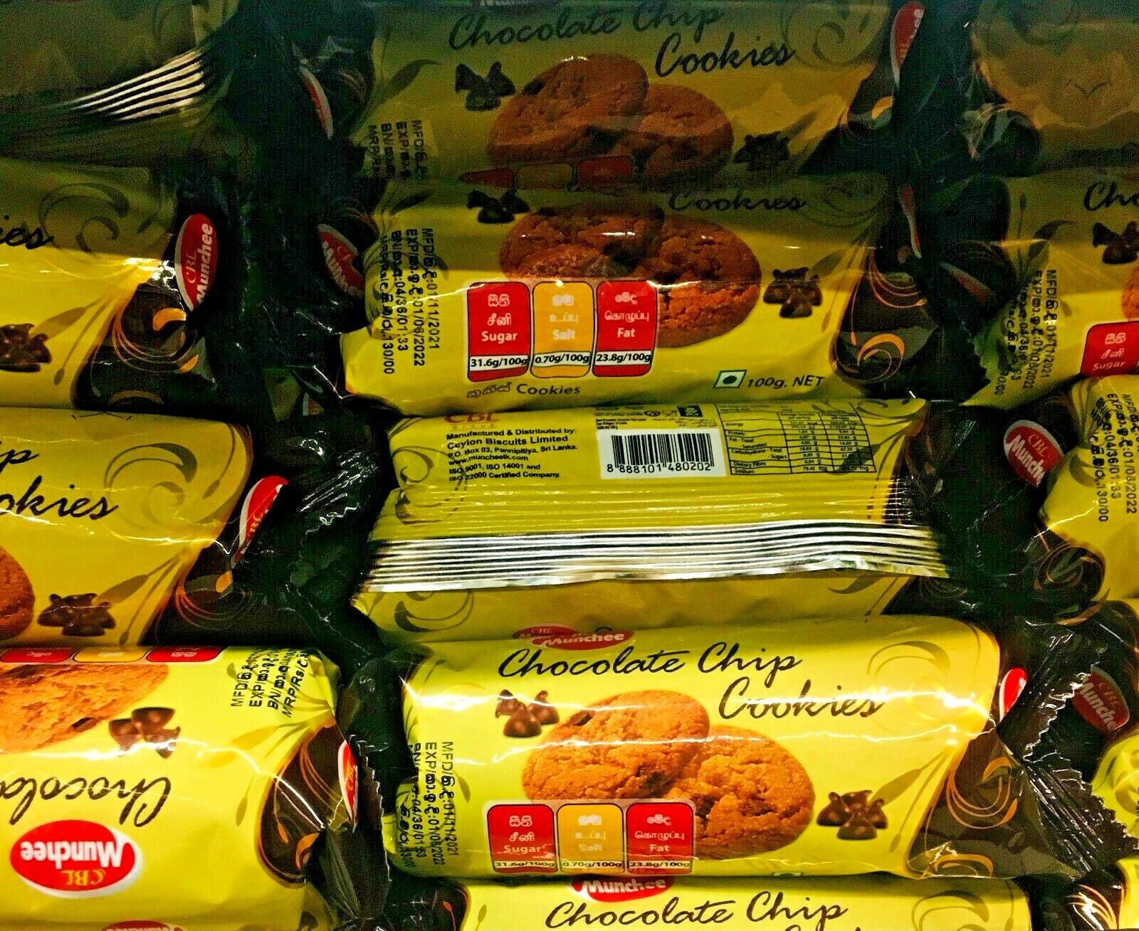 Maliban Chocolate Chip Cookies Biscuits Fresh Sri Lanka 100g | eBay