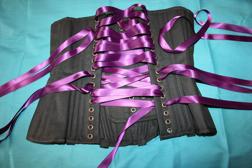 CORSET LACING SATIN RIBBON 8 METERS 5/8"WIDE MYSTIC CITY CORSETS | eBay