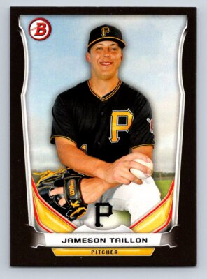 2014 Bowman Draft #TP-5 Jameson Taillon Top Prospects Black Pittsburgh ...