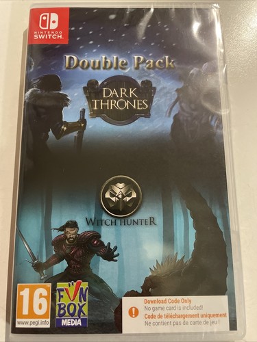 NEUF NEW dark thrones + witch hunter CODE TÉLÉCHARGEMENT nintendo ...