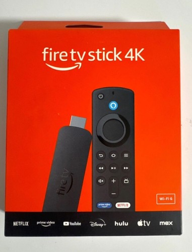 Amazon Fire Stick 4K Wi-Fi 6 Alexa Voice Remote Newest Version ...