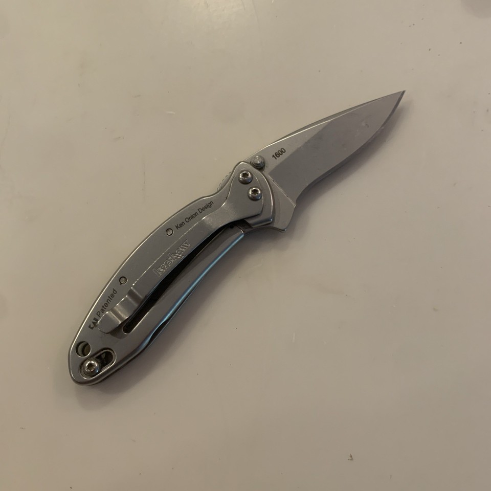 Kershaw USA 1600 Chive Pocket Knife Very Clean | eBay