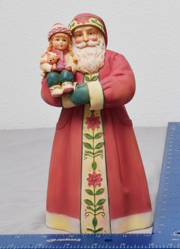 8" Santa w Little Girl JUDITH ANN GRIFFITH Wonders Of The Season 2007 ...