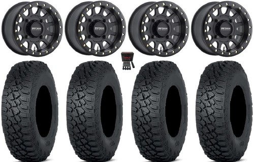 Method 401 Bdlk 15" Wheels Bk 4+3 35" Tenacity XNR Tires Commander ...