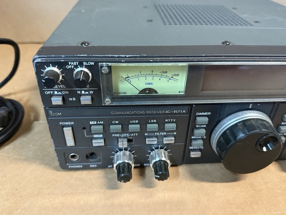 Icom IC-R71A Receiver Shortwave Ham AM SSB CW Radio | eBay