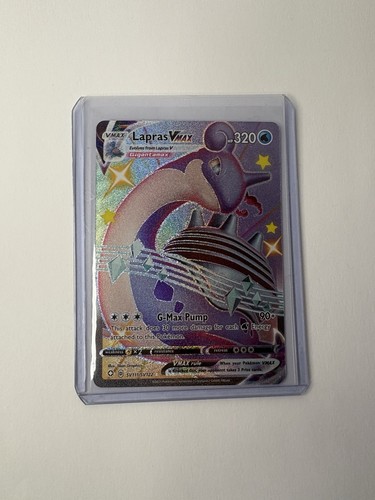 Pokemon Shiny Fates Lapras Vmax Shiny Rare SV111/SV122 | eBay