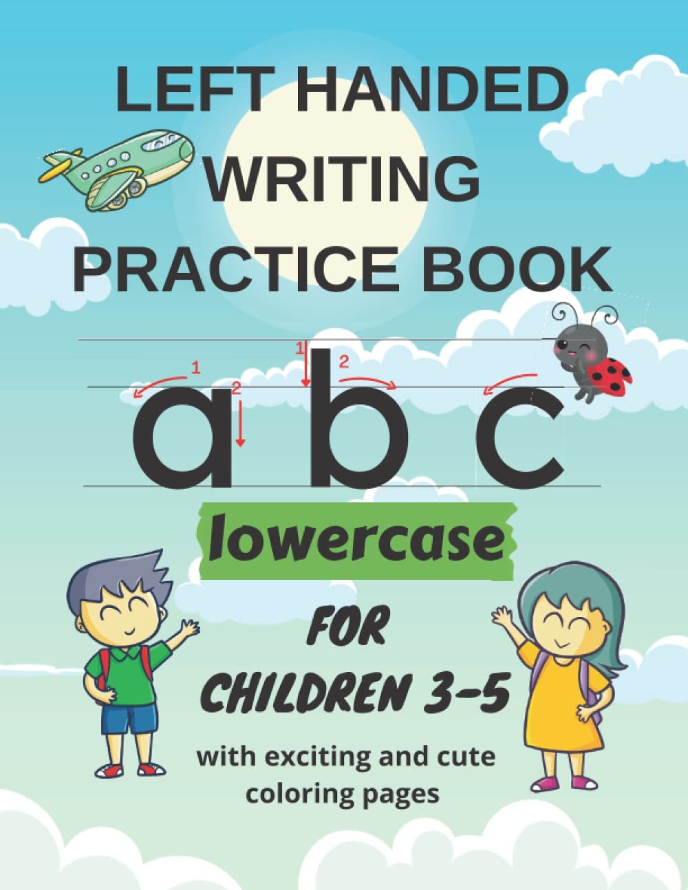 Left Handed Writing Practice Lowercase for 3-5 years old Reading and ...
