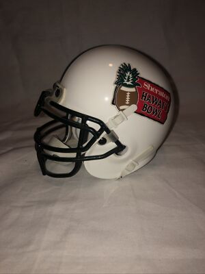 University Of Hawaii Mini Football Helmet Miniature Sheraton Bowl Game ...