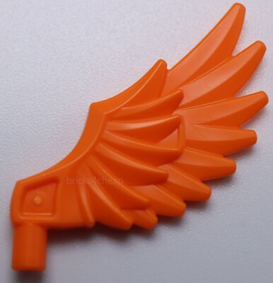 Lego 4x Orange Minifig Wings Feathered Minifig Bodypart | eBay