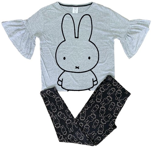 LADIES PYJAMAS MIFFY EX UK STORE WOMENS RUFFLE SLEEVE PJ SET NIGHT WEAR ...