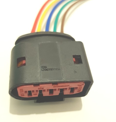 VW Audi Seat Skoda MAF Mass Air Flow Sensor 5 Pin Connector Plug Wire ...
