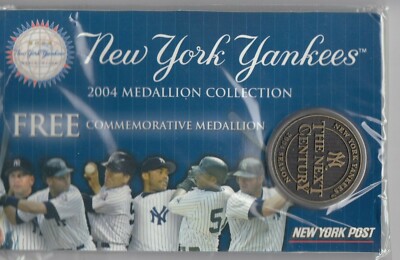 2004 New York Yankees Medallion From The New York Post NIB | eBay