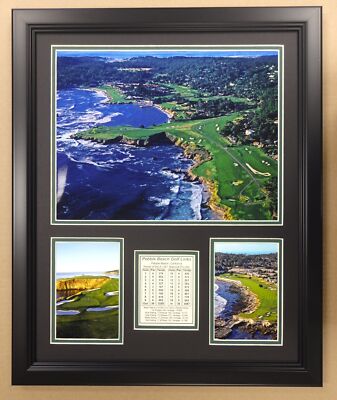 Pebble Beach Golf Course- The U.S. Open Collectible | Framed Photo ...