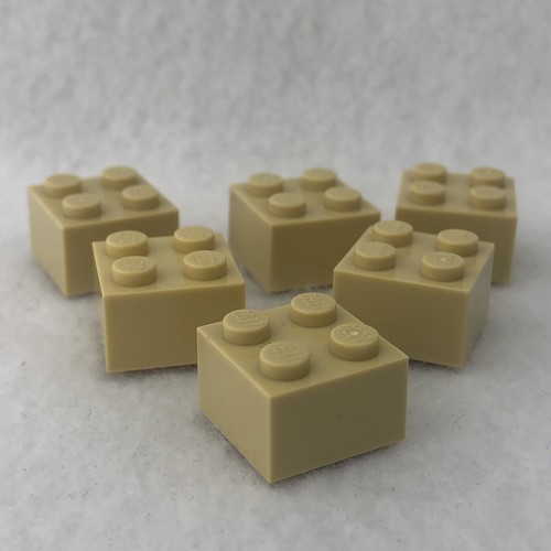 LEGO 3003 Tan Brick 2 x 2 (x6) | eBay