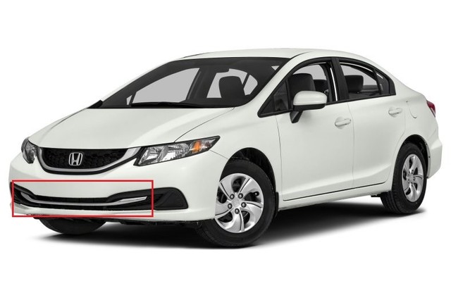 Bumper Face Bar Trim Molding Step Pad Front Sedan HO1044102 71108tr3a51 ...