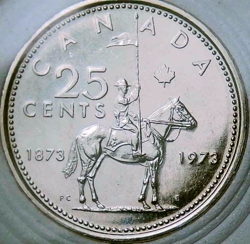 1973 Canadian RCMP Centennial Quarter Coin | eBay