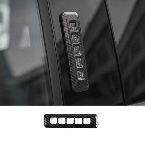 For Ford F150 2015-2020 Carbon Fiber Keyless Entry Keypad Molding Cover ...