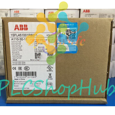 1PCS NEW ABB Contactor A110-30-11 AC 220V A110-30-11 | eBay