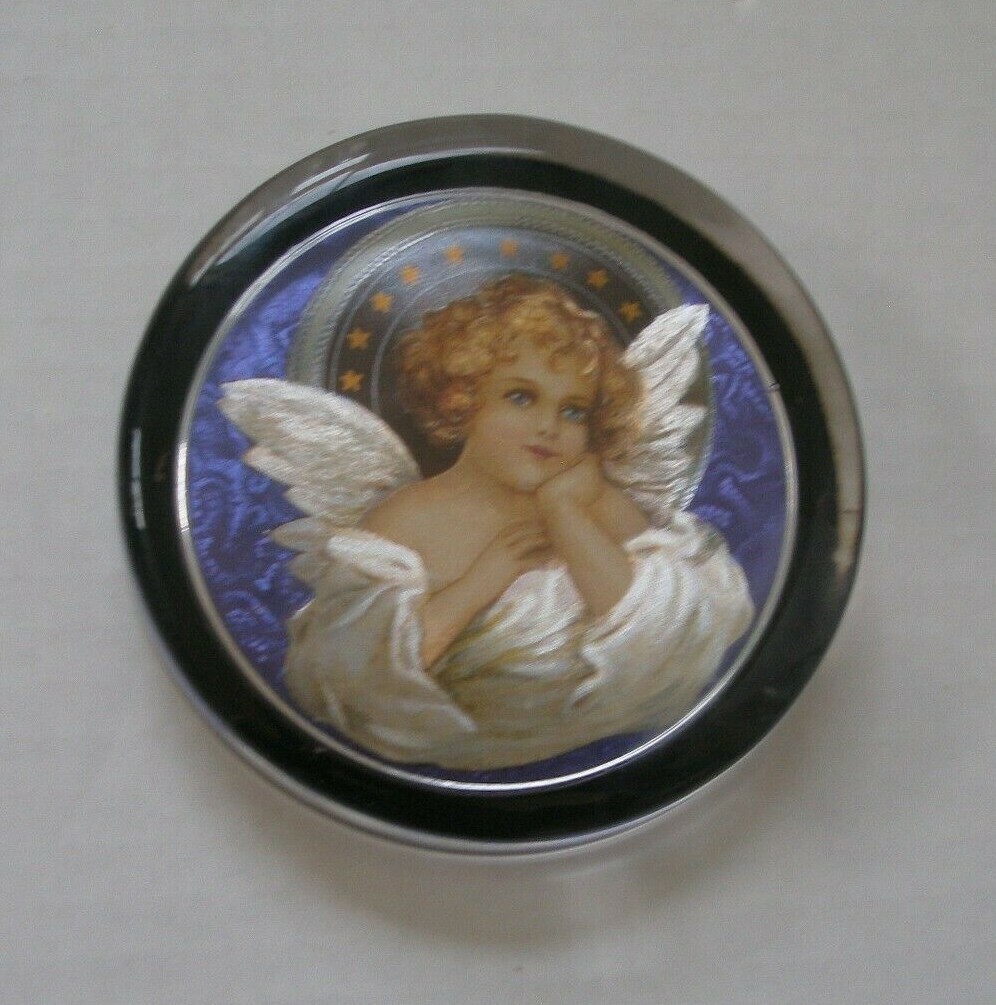 Via Vermont Angel UK Paperweight English Glass 1993 Thomas Cathey ...