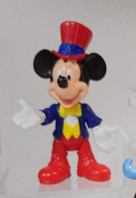 Vintage Disney Mickey Mouse Posable Ringmaster Patriotic Epcot PVC ...