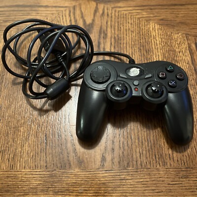 Pelican PL-6604 PlayStation 2 PS2 Wired Controller - Black - Tested ...