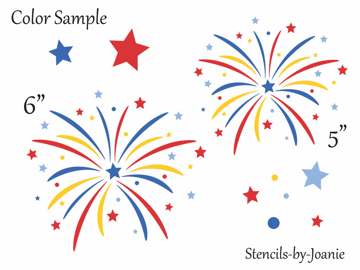 4th Of July Clip Art Fireworks