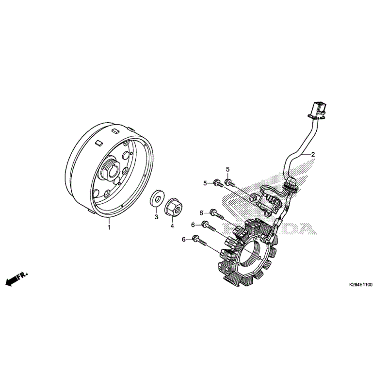 Genuine Honda Part 2014-15 Grom 125, Stator 31120-K26-901 New | eBay