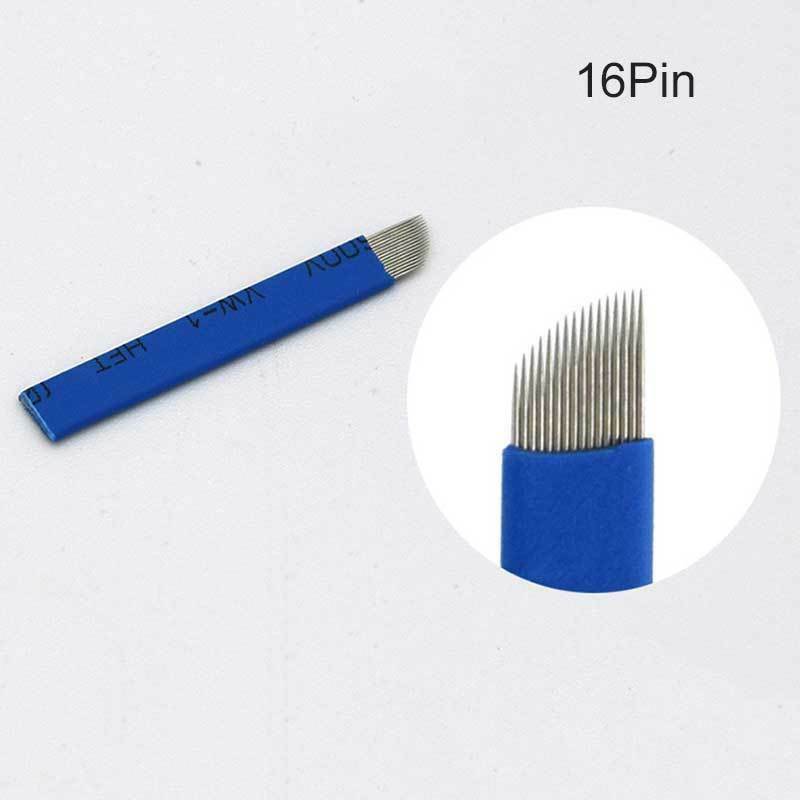 Microblading Needle Permanent Manual Makeup Embroidery Eyebrow Tattoo ...