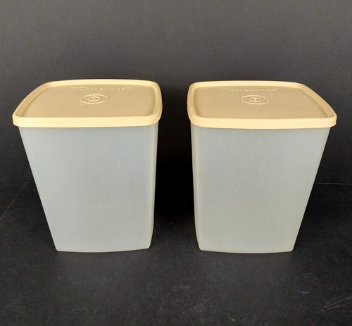 Vintage Tupperware Sheer Rectangle Storage Container 1311-5 & Seal 310 ...