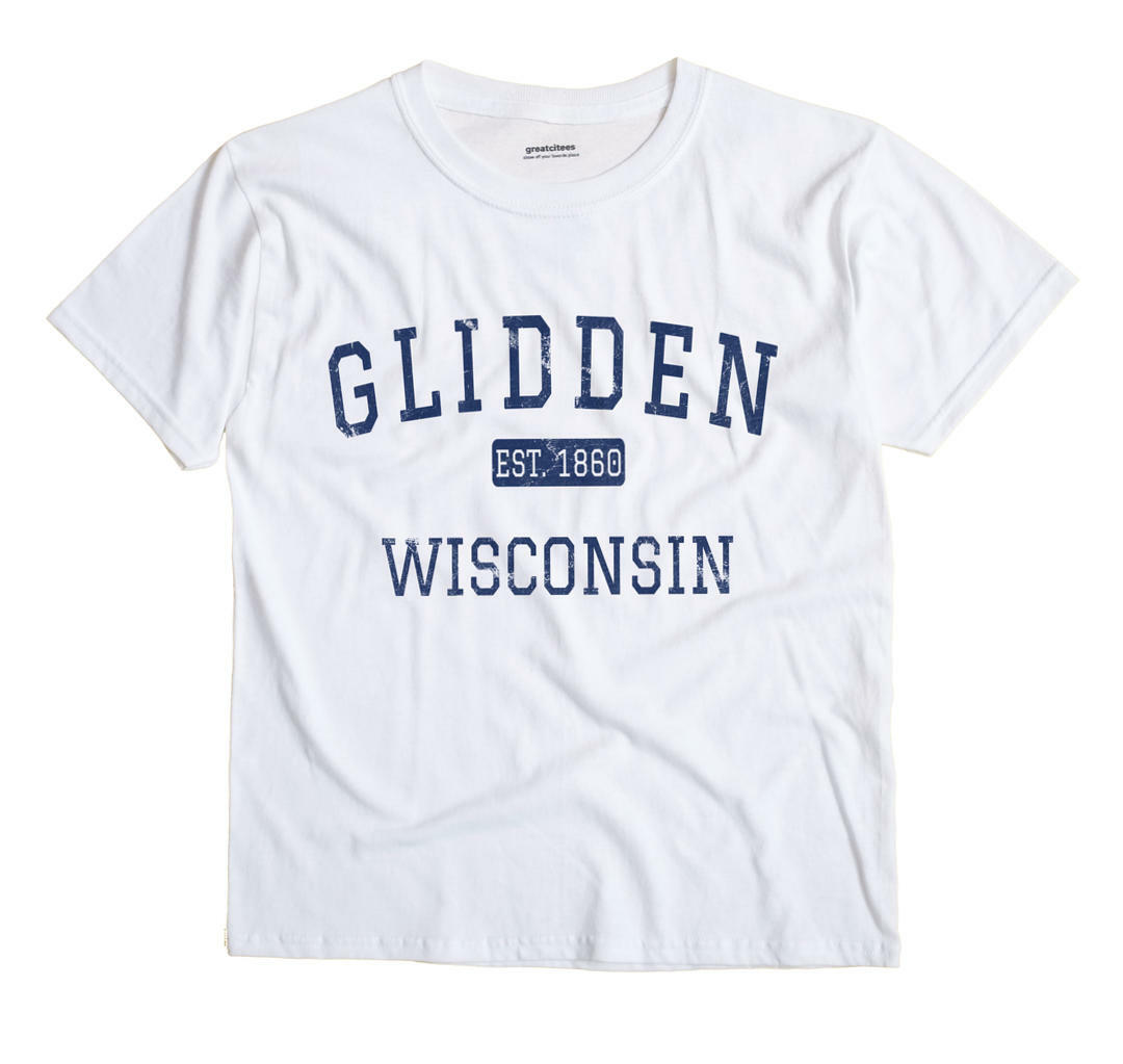 Glidden Wisconsin WI T-Shirt EST | eBay