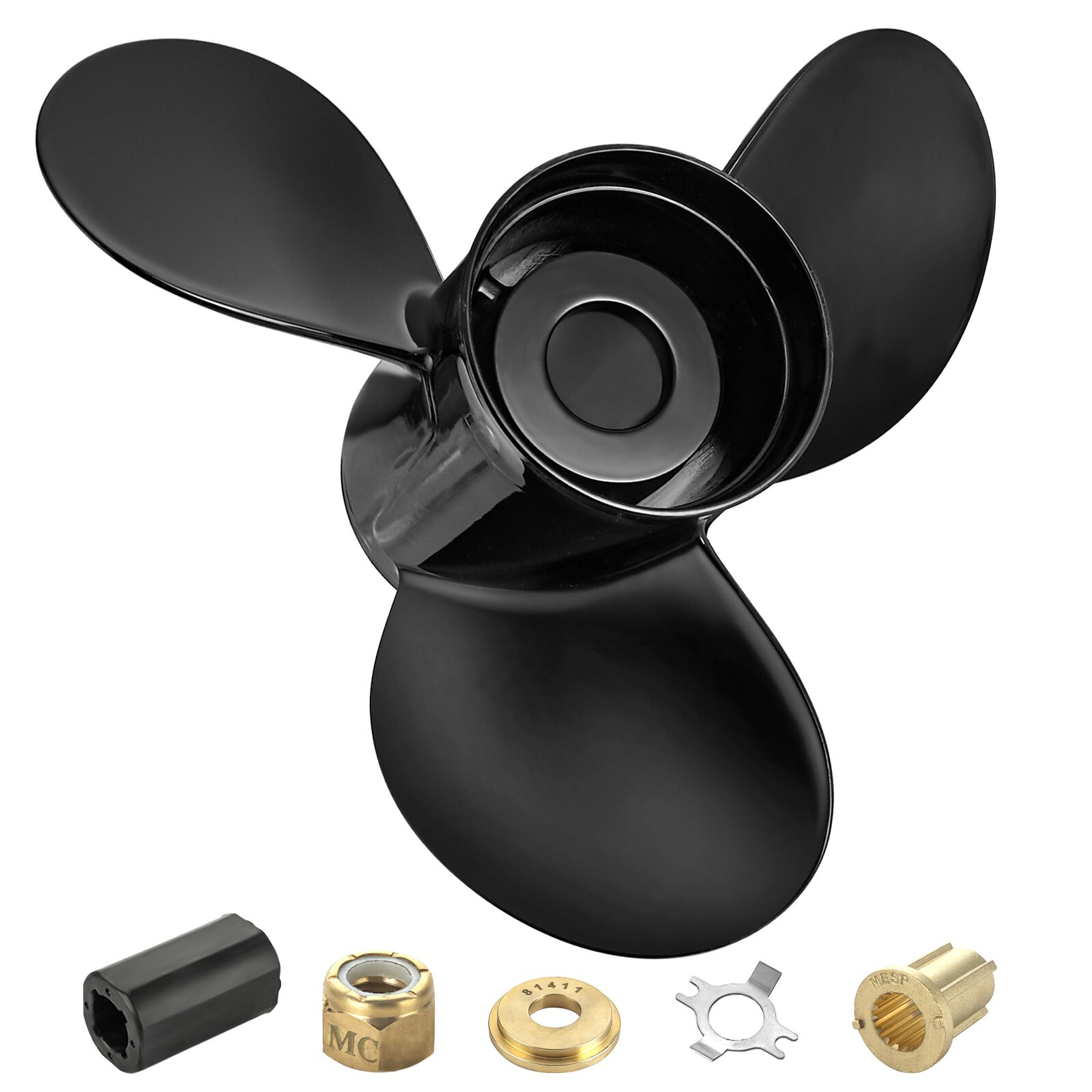 14 x 13 P Boat Propeller for Mercury Outboard Motor 40-140HP 15Tooth 48 ...