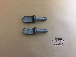 2 Trailer Tailgate Ramp Side Hinge Gudgeon Pins Weld On Tipper Dropside ...