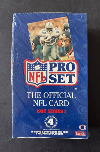 1992 PRO SET FOOTBALL FACTORY SEALED BOX -LOOK FOR FOUR DIFFERENT ...