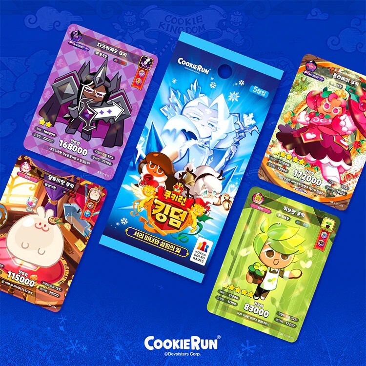 Cookie Run Kingdom Collection Trading Cards Vol.2 Set 20Pack Official ...