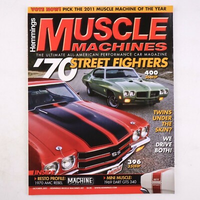 Hemmings Muscle Machines Magazine October 2011 Vol.9 Issue 1 NEW! GTO ...