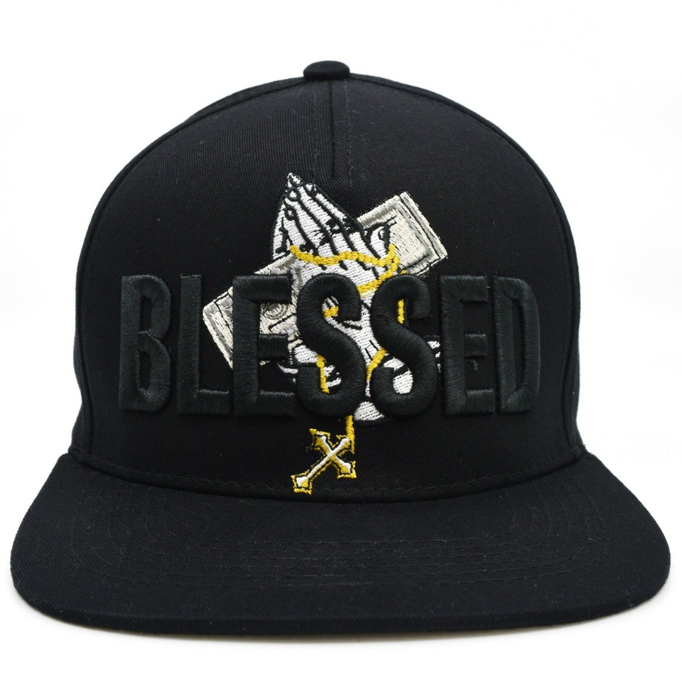 Blessed Money Praying Hands Baseball cap Top Level Leader Snapback Era ...
