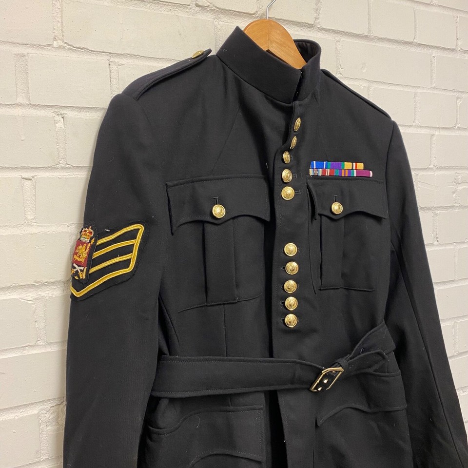 WELSH GUARDS JACKET - Size 19 , Sergent Dress Tunic Navy No1 Blue ...