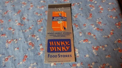 Old Matchbook (Empty) Hinky-Dinky Food Stores General Headquarters ...