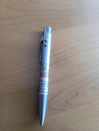 Laser Ballpoint Pointer Pen LED Light Lazer 3 in 1 Training Toy | eBay