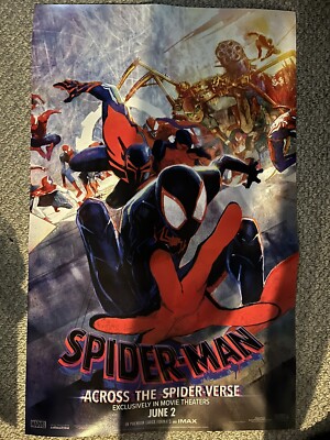 OFFICIAL Spider-man Across the Spider Verse AMC Poster 22”x35” | eBay