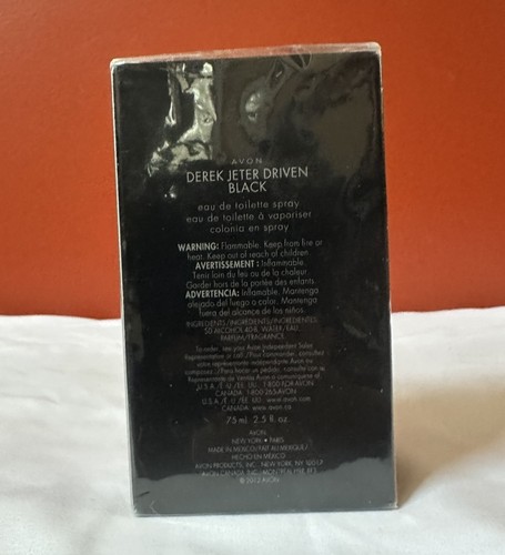 Avon Derek Jeter Driven Eau De Toilette 2006 Cologne Spray 2.5 Oz 75ml ...
