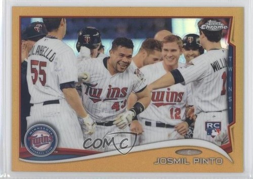 2014 Topps Chrome Gold Refractor /50 Josmil Pinto #24 Rookie RC | eBay
