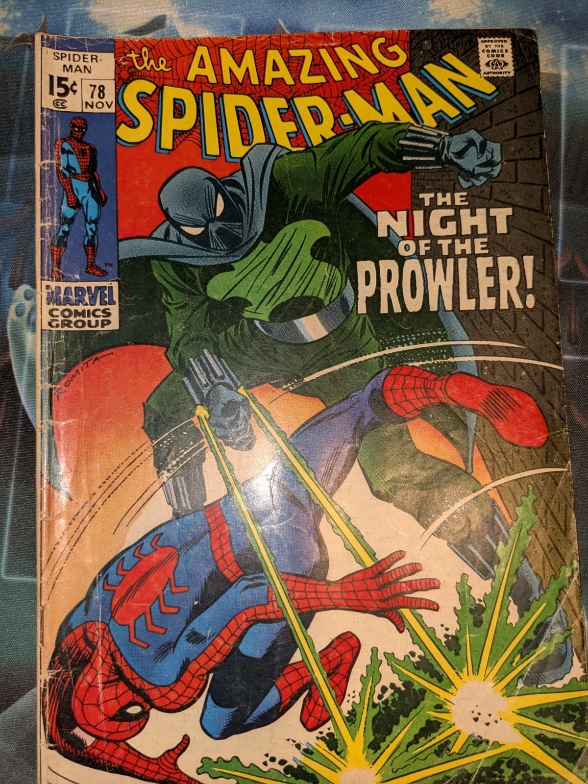 Amazing Spider-Man #78 1969 Marvel Comics 1st appearance of The Prowler ...