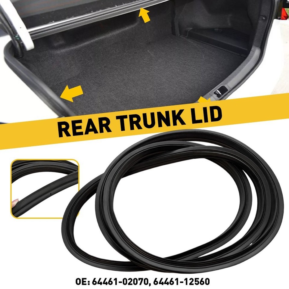 Black Weatherstrip Rear Trunk Lid Seal Strip for Toyota Corolla/Matrix ...