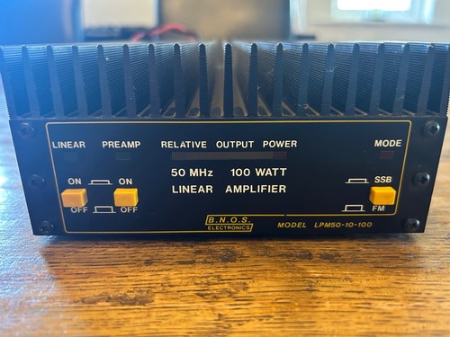 BNOS LPM50-10-100 50Mhz 6M Linear AMPLIFIER - 100w out SSB and AM/FM ...