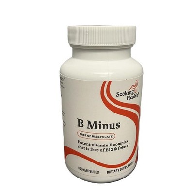 Seeking Health B-Minus Vitamin B Complex Vegetarian Capsules 100 ...