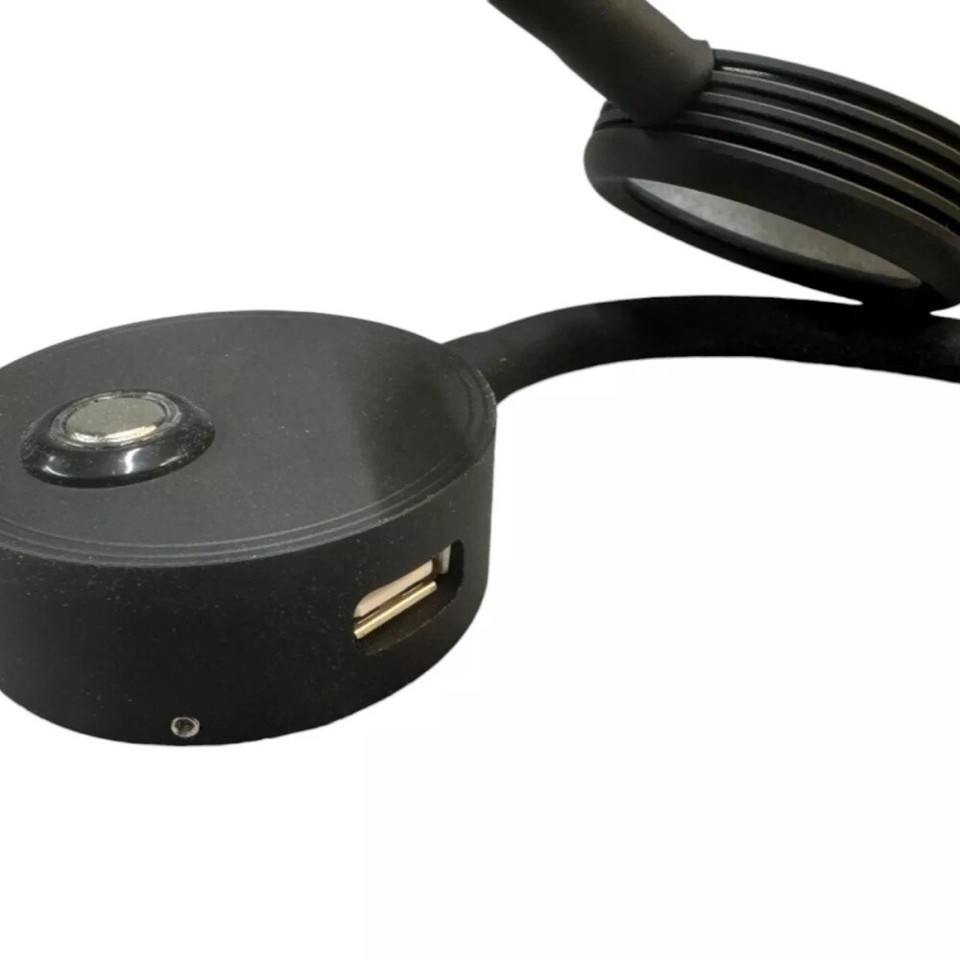 12V LED Reading Light Lamp USB Flexible Adjustable Color For Campervan ...